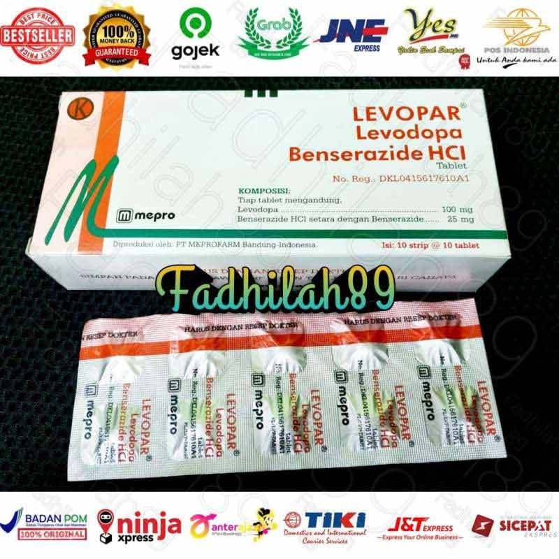 Jual Levopar Levodopa 100 Mg Benserazide 25 Mg Strip (10 Tablet ...