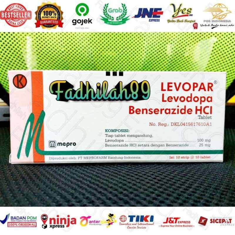 Jual Levopar Levodopa 100 Mg Benserazide 25 Mg Strip (10 Tablet ...