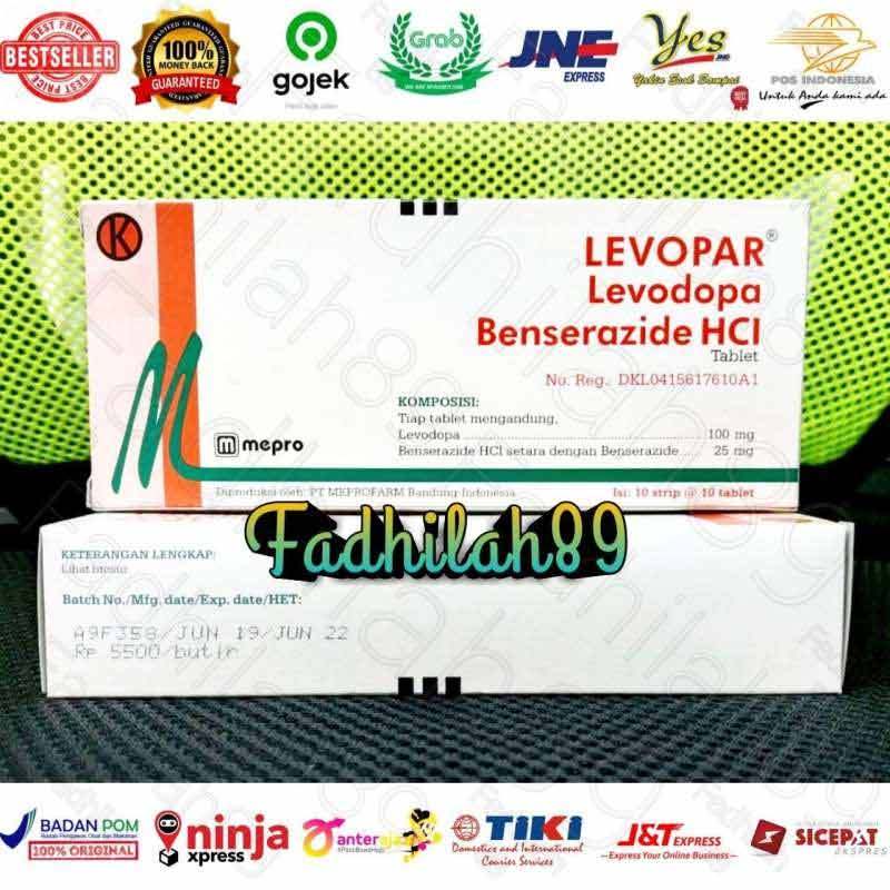 Jual Levopar Levodopa 100 Mg Benserazide 25 Mg Strip (10 Tablet ...