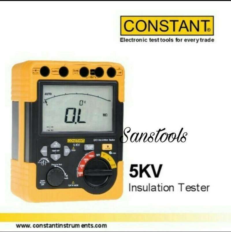 Jual CONSTANT 5KV megger digital insulation tester 5000V 5 KV ASLI ...