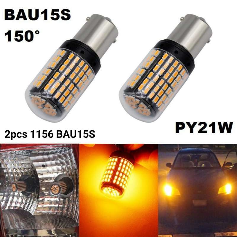 Jual Bulb Lampu LED Sein Mobil SUPER BRIGHT soket bayonet putar 1156 BAU15S PY21W di Seller ...
