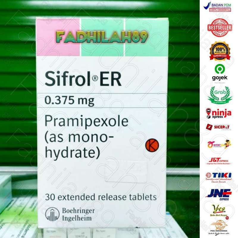 Jual Sifrol ER 0.375 Mg Pramipexole 0,375 Mg Box (30 Tablet) ORIGINAL ...