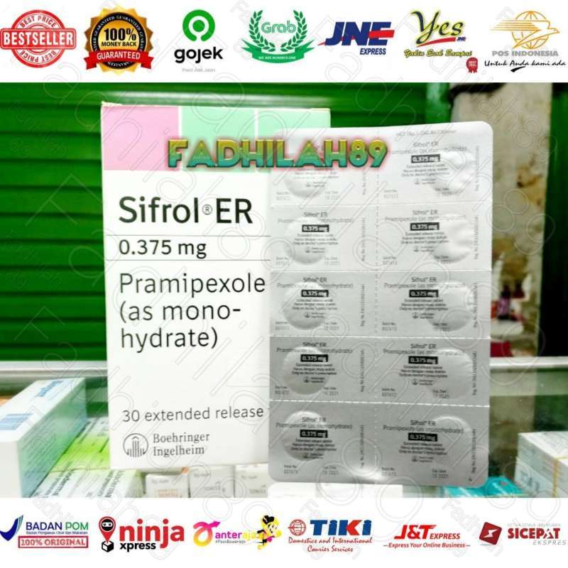 Jual Sifrol ER 0.375 Mg Pramipexole 0,375 Mg Box (30 Tablet) ORIGINAL ...