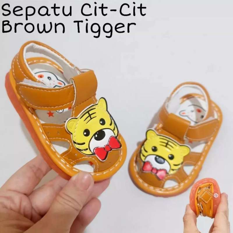 Jual Sepatu Bayi Laki Laki Perempuan Bisa Bunyi Cit Cit Karakter Kartun ...