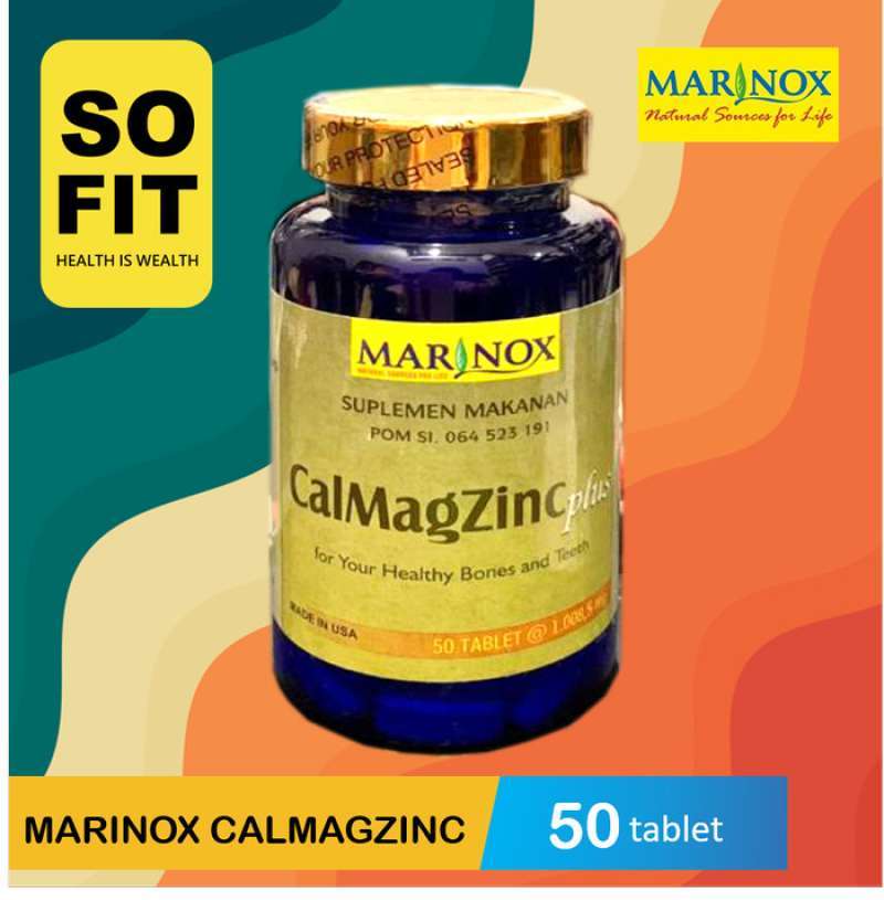 Jual Marinox Calmagzinc Plus 50 Tablet / Vitamin Tulang Dan Gigi / So ...