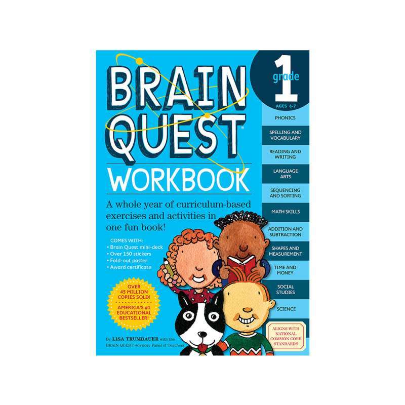 Jual Brain Quest Workbook Grade 1 Ages 6-7 Buku Edukasi Anak di Seller ...