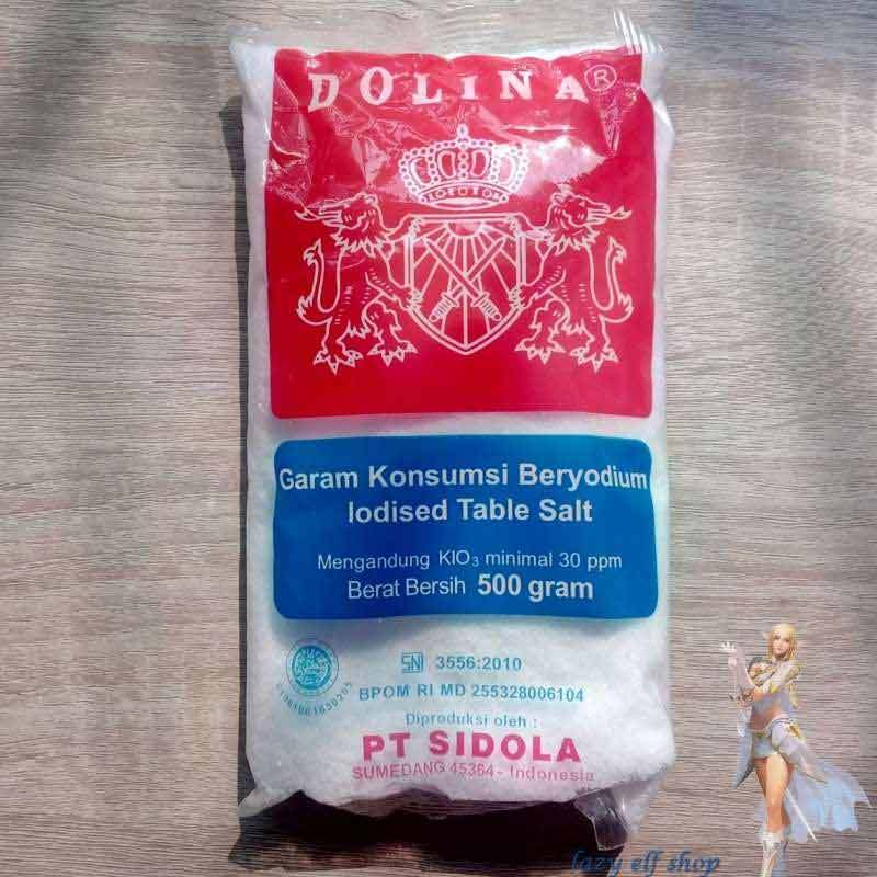 Jual Garam Konsumsi Beryodium Dolina 500gr Meja iodised table salt ...