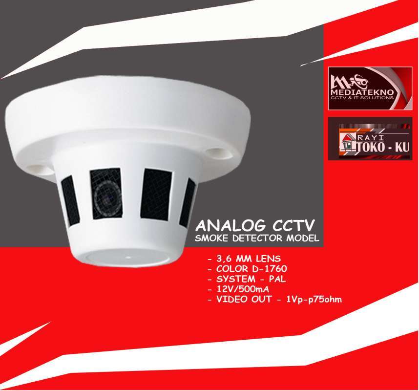 Jual CCTV CAMERA ANALOG MODE SMOKE DETECTOR - CCTV MODEL SENSOR ASAP di ...