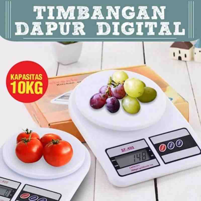 Jual Timbangan Dapur Digital Electronik Kitchen Scale 10 kg SF- 400 ...