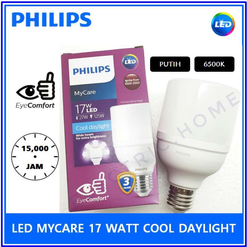 Jual PHILIPS MY CARE LED BRIGHT BOHLAM PHILIPS 17W 17 WATT - PUTIH di ...