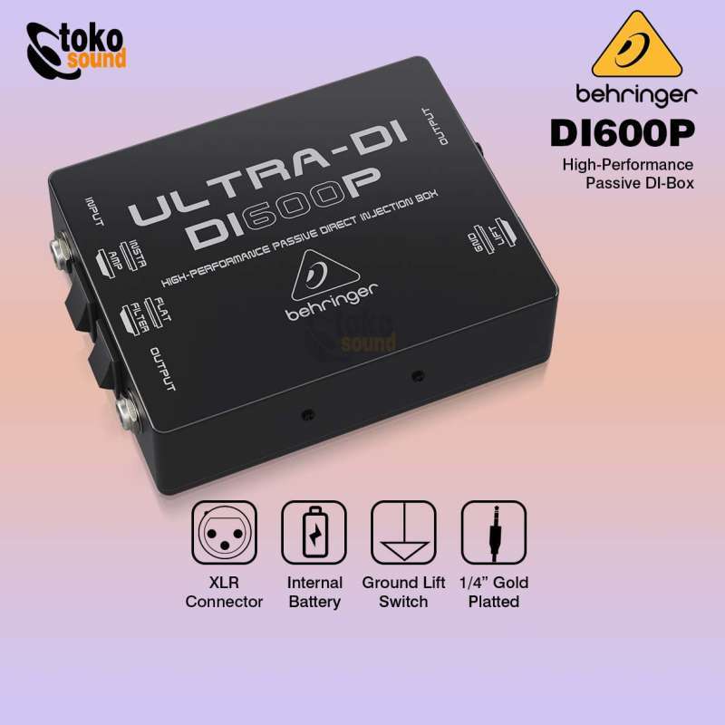 Jual Behringer Di600p 1 Channel Passive Microphone / Instrument Direct ...