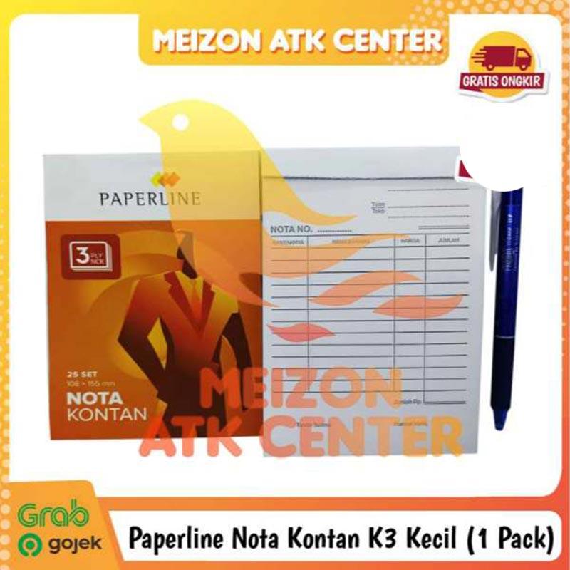 Jual PAPERLINE Buku Nota Kontan Kecil 3 Ply [1 PACK] - Putih di Seller ...