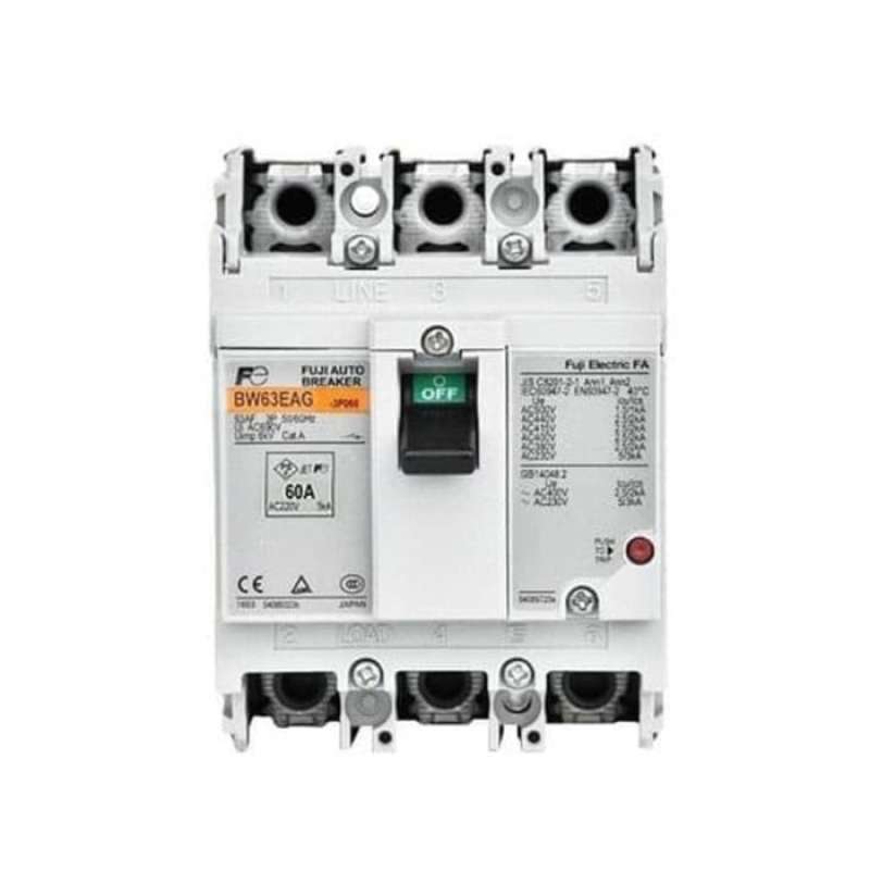 Promo MCCB NoFuseBreaker BW63eAG 3P 3 Phase 60A 60 Ampere Fuji Electric ...