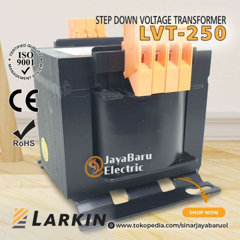 Promo Trafo Step Down Larkin 250va 250 Watt Output 220v 110v 48v 36v ...