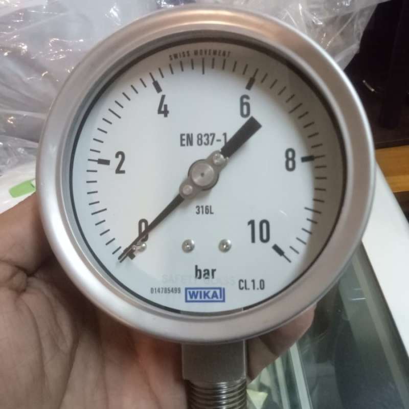 Jual Pressure Gauge 0-10 Bar Stainles Wika Di Seller Berkah Mulia Store - Duren Tiga, Kota ...