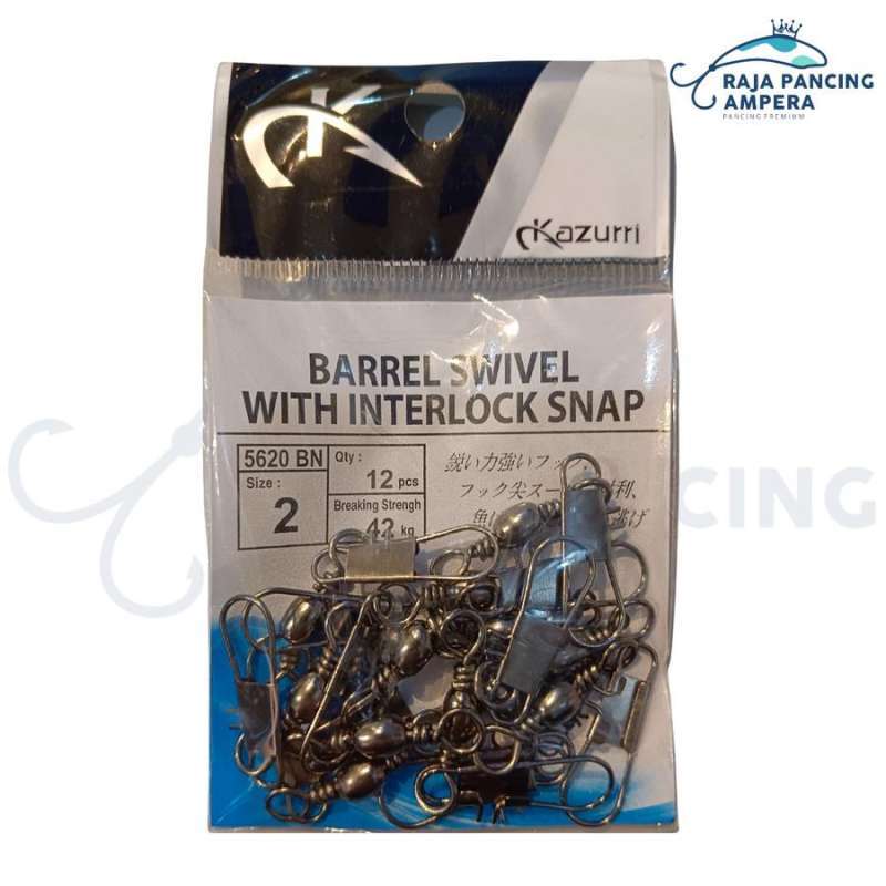 Jual Kili-kili Kazurri Barrel Swivel With Interlock Snap - 2 Di Seller ...