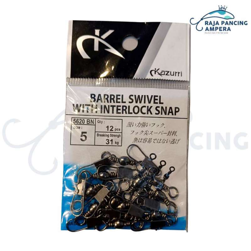 Jual Kili-Kili Kazurri Barrel Swivel with Interlock Snap - 5 di Seller ...