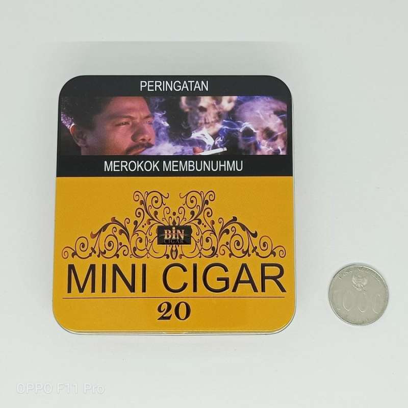Jual BIN Mini Cigar Cigarillos Kemasan Tin Kaleng isi 20 Batang di ...