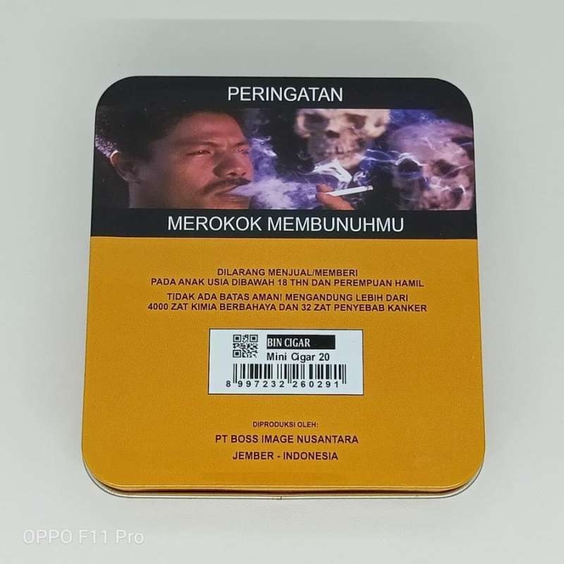 Jual BIN Mini Cigar Cigarillos Kemasan Tin Kaleng isi 20 Batang di ...