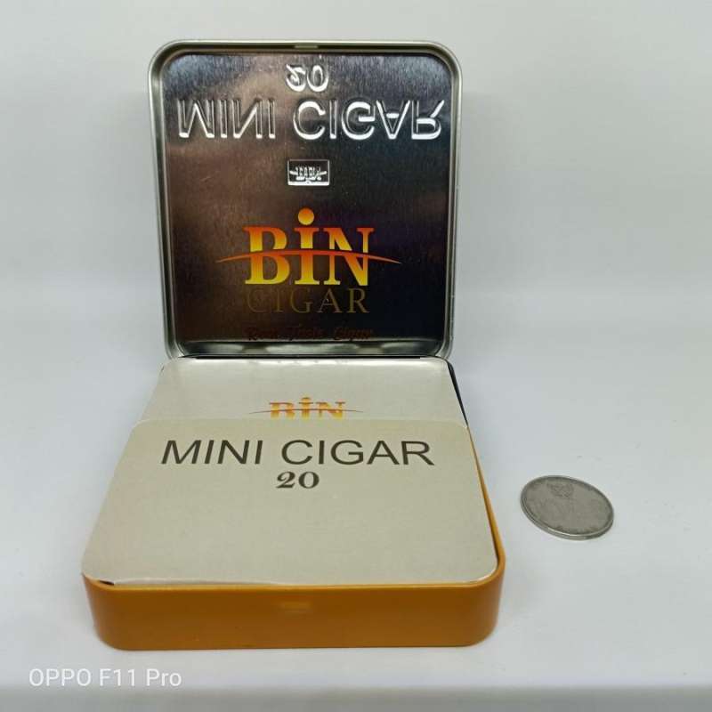 Jual BIN Mini Cigar Cigarillos Kemasan Tin Kaleng isi 20 Batang di ...