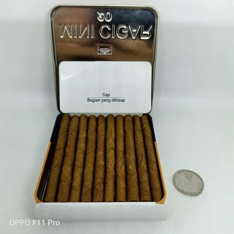 Jual BIN Mini Cigar Cigarillos Kemasan Tin Kaleng isi 20 Batang di ...