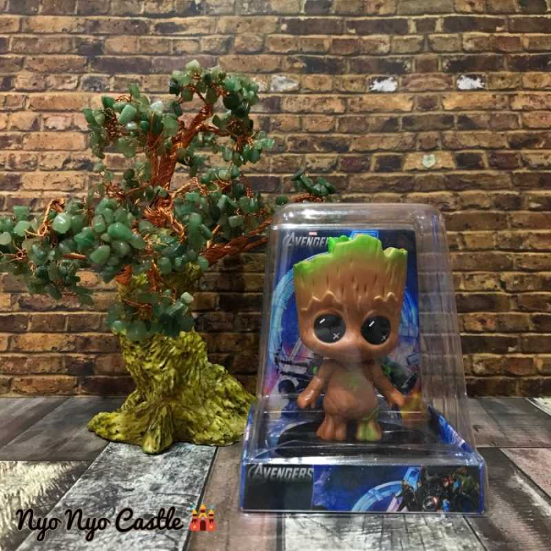 Jual Pajangan Mobil Solar Bobble Head The Groot Guardian Of The Galaxy ...