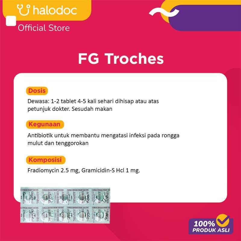 Jual Fg Troches 10 Tablet Di Seller Halodoc Official Store - Apotik ...