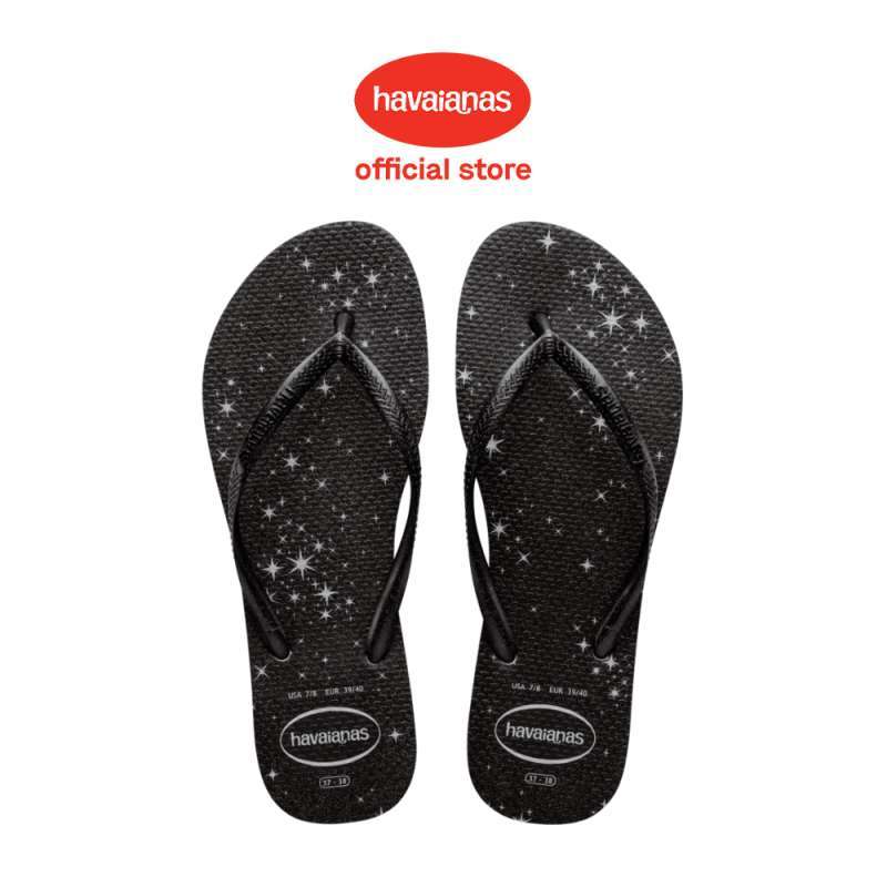 Promo Havaianas Slim Gloss Women Flip Flops 9320-Grey/ Grey - Sandal ...