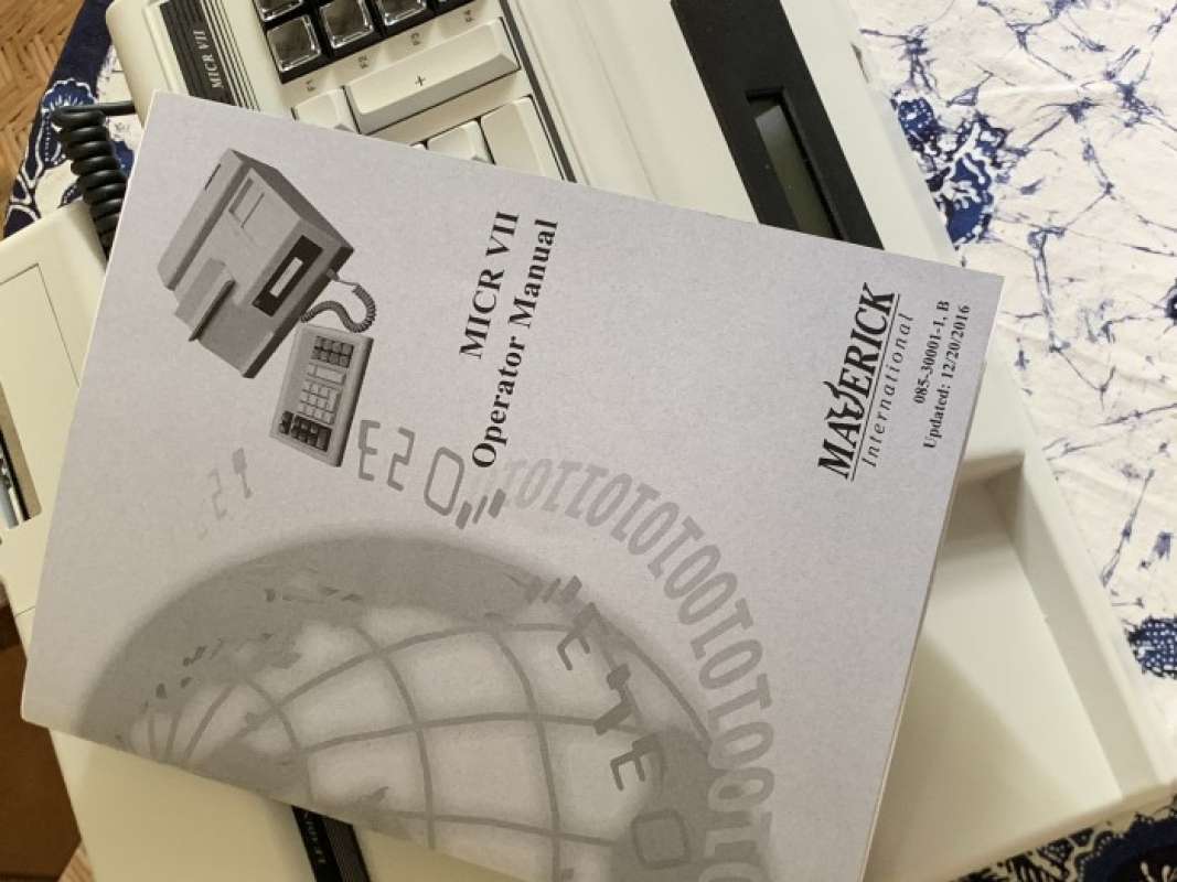 Jual Printer Encoder Maverick Micr M712 Ex Display Di Seller Umar Store ...