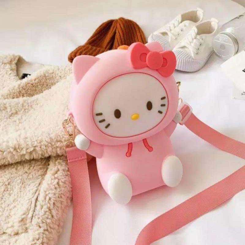 Tas Selempang Rantai Hello Kitty