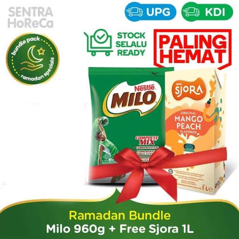 Jual NESTLE MILO COMPLETE MIX 960 g FREE SJORA 1L PROMO TERBATAS di ...