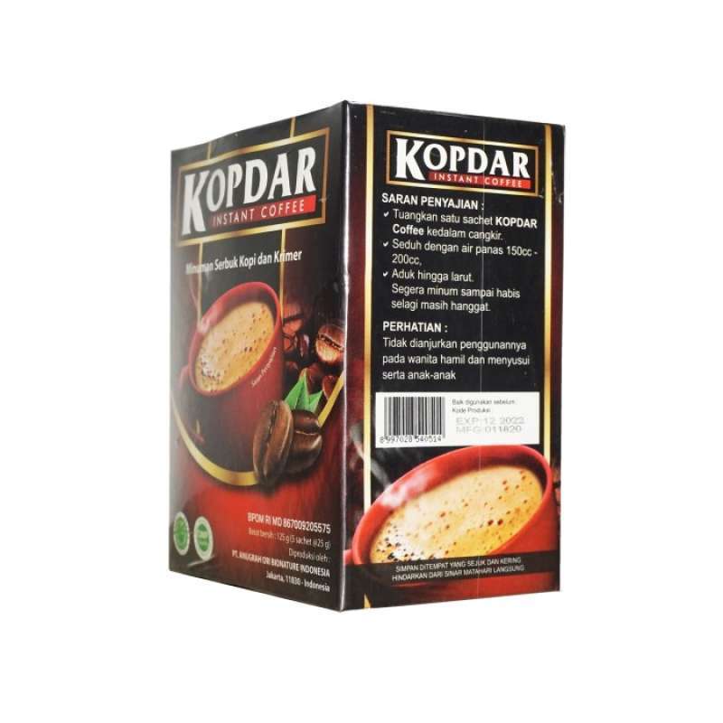 Promo Kopdar Instant Coffee For Man - 250 Gr Kopdar Kopi Stamina Pria ...
