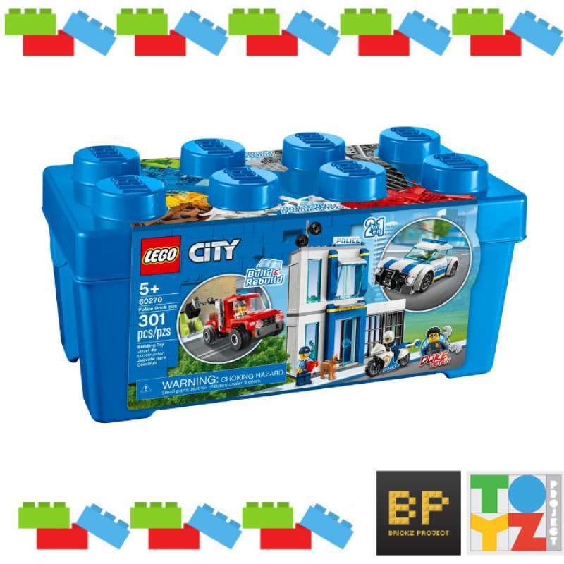 Promo LEGO 60270 Police Brick Box Diskon 23% di Seller Crystal Maiden ...