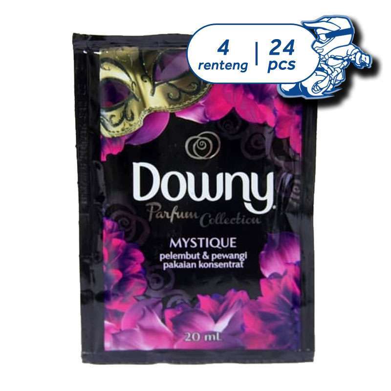 Jual Downy Mystique [20 mL x 24 sachet / 4 Renteng] Ungu Biru Hitam ...