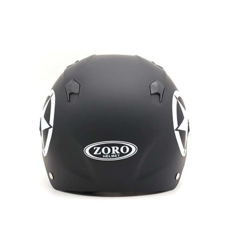 Jual Zoro Helm Sepeda Skuter Motor Elektrik Half Face Black Di Seller