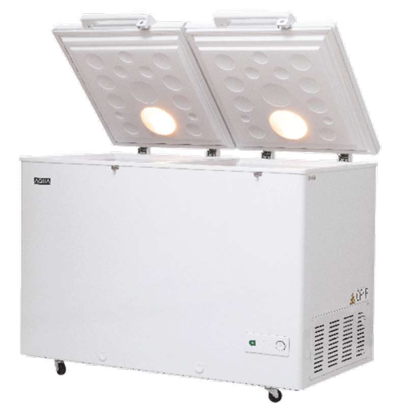 Promo Aqua Chest Freezer Aqf-385dc Menyimpan Aman Frozen Food Kemasan ...