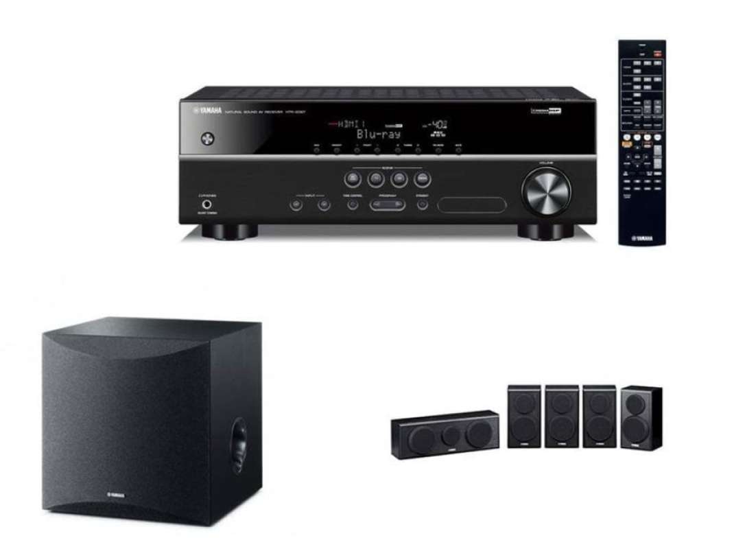 Jual Yamaha 5.1ch Paket Home Theatre HTR 2071+NS PA150+YST SW050 di ...