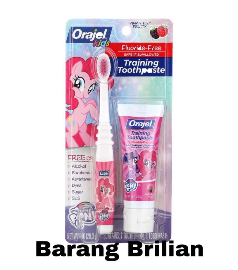 Promo Orajel Kids My Little Pony Training Toothpaste N Toothbrush ...