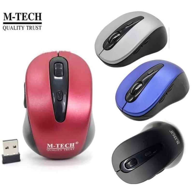 Jual Mouse Wireless M-tech 2804 - Merah Di Seller Multi Komputer ...