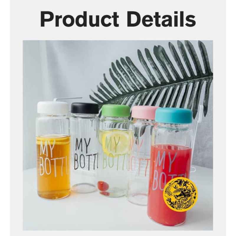 Jual My Bottle 500 ml / Drinking Water / Botol Minum My Bottle di ...