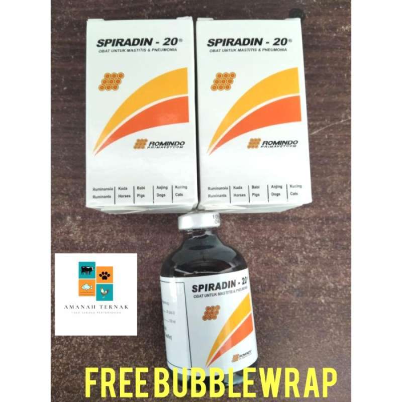 Promo Spiradin Inj 50 Ml - Obat Mastitis Dan Pneumonia Pada Sapi ...