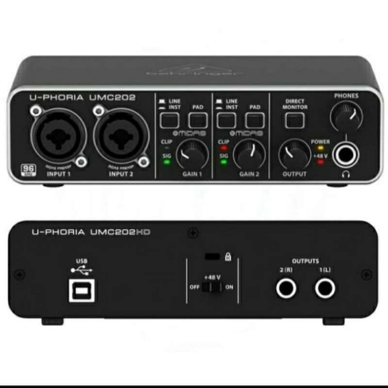 Promo Behringer Soundcard Umc-202Hd / Umc 202Hd / Umc202Hd Audio ...