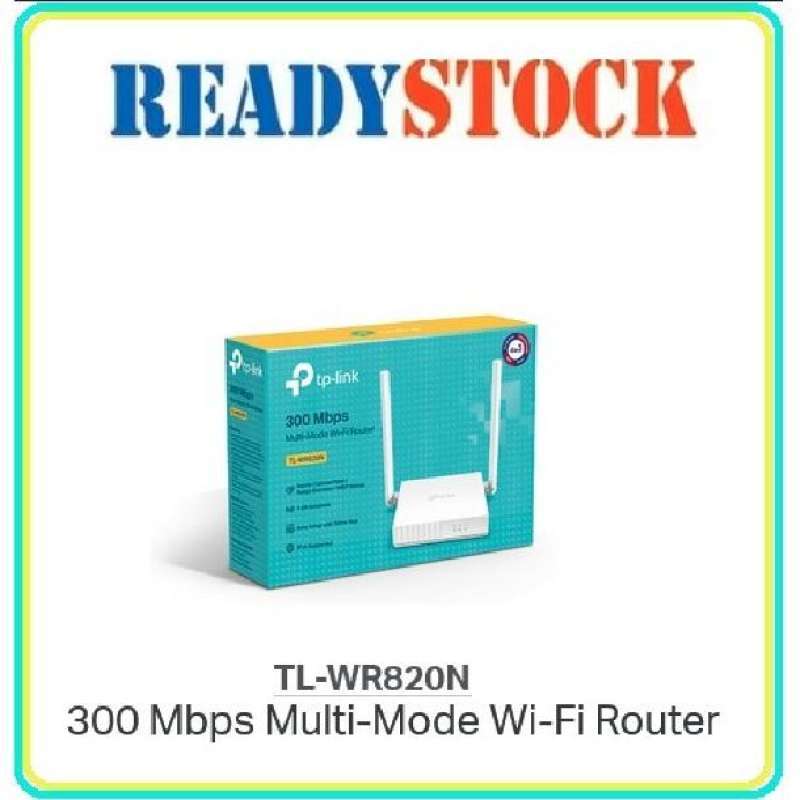 Jual TP-LINK TL-WR820N 300MBPS WIRELESS ROUTER di Seller TOKO BARNO ...