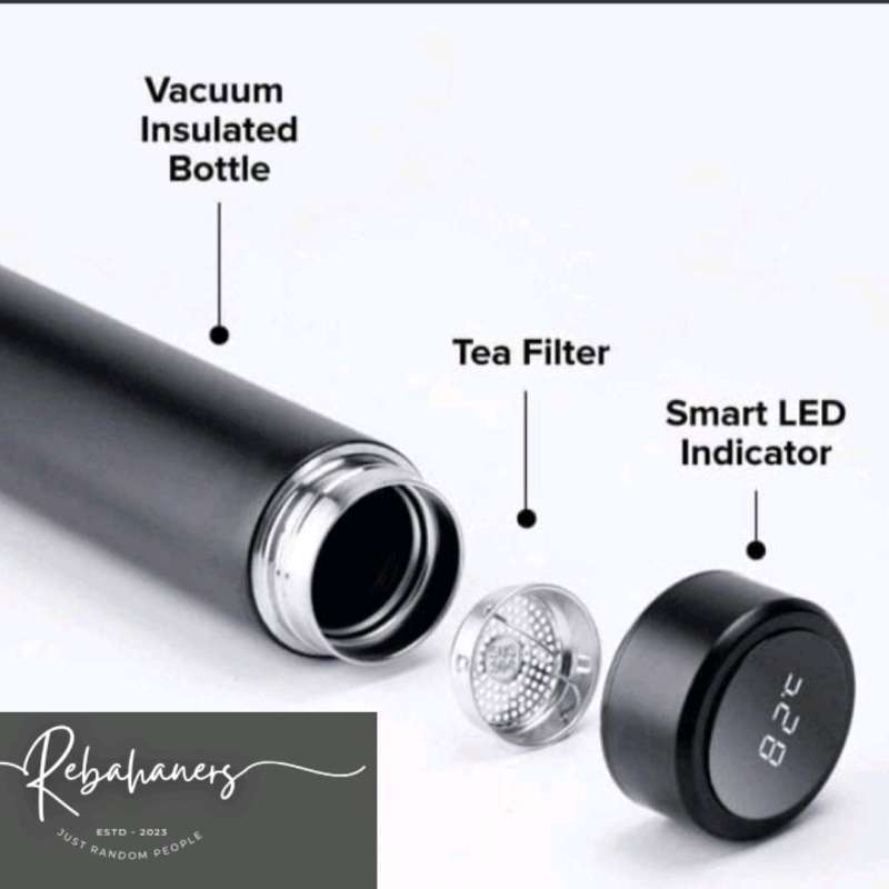 Jual Smart Led Tumbler Thermos Naruto X Sasuke Hitam Di Seller ...