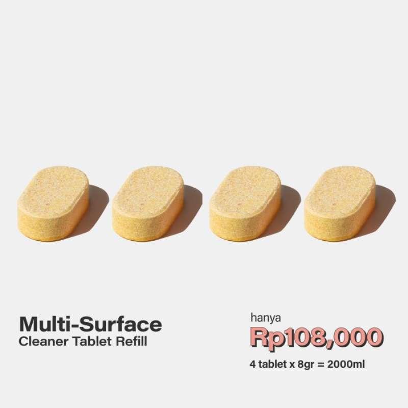 Promo Senormal Multi-Surface Cleaner Tablet Refills (4x8gr) Diskon 30% ...