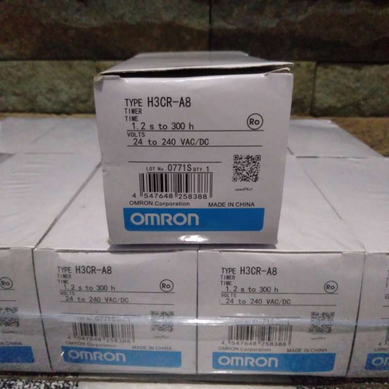 Promo Timer Omron H3Cr-A8 Original + Socket...Made In China Diskon 32% ...