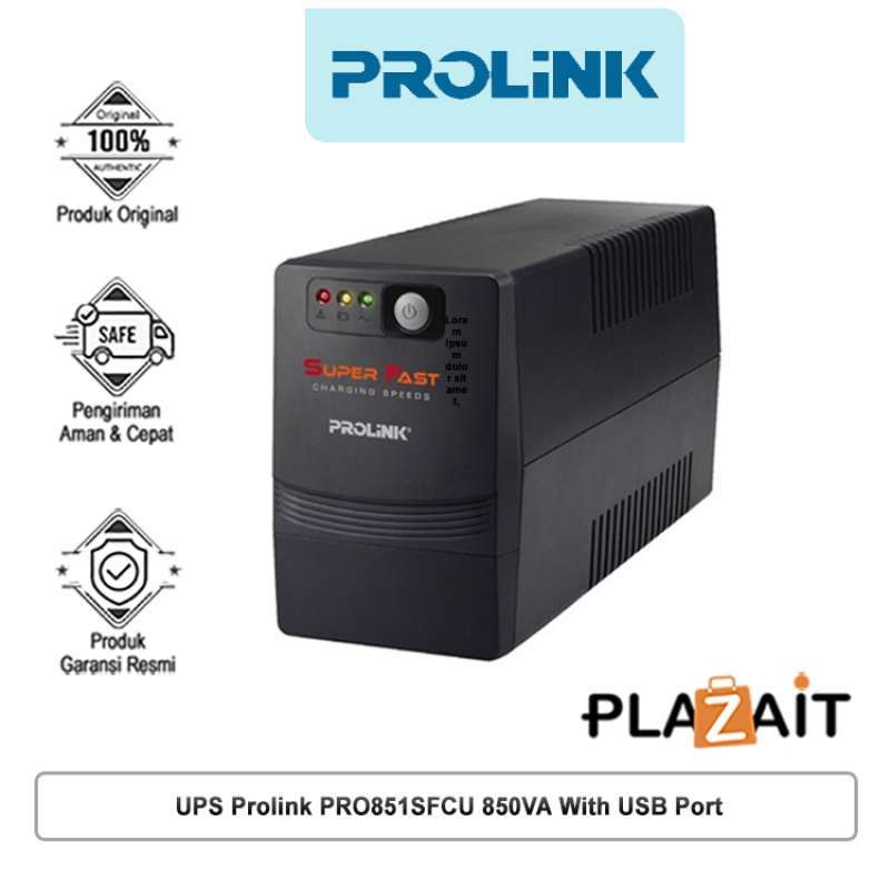 Jual Ups Prolink Pro851sfcu 850va With Usb Port Di Seller Pt. Primajaya ...