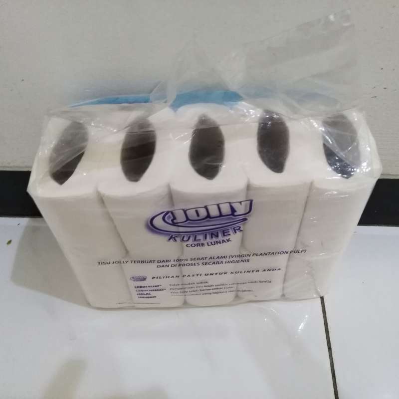 Jual Tissue Jolly Core Karton/ Tissue Gulung / Tissue Toilet 10roll Di ...