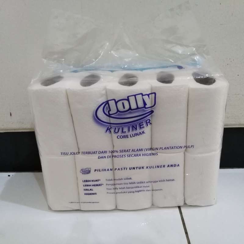 Jual Tissue Jolly Core Karton/ Tissue Gulung / Tissue Toilet 10roll Di ...