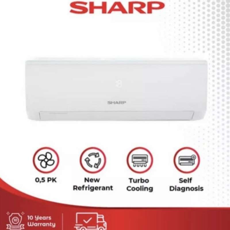 Jual AC SHARP 1/2 PK AH-A5ZCYN TURBO COOL SERIES R32 - KHUSUS BINJAI di Seller Asia Queen ...